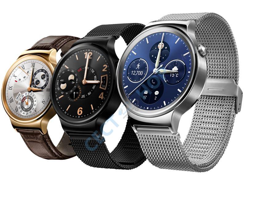 HUAWEI Watch - Sport Edition with Plated Stainless Steel Strap - Black