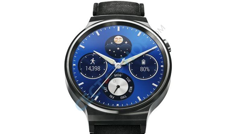 HUAWEI Watch - Sport Edition with Plated Stainless Steel Strap - Black