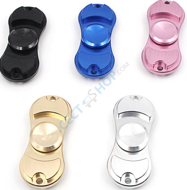Dual Blade Titanium Alloy Hand Fidget Spinner Toy