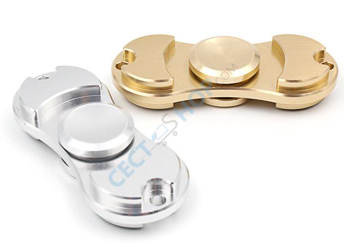 Dual Blade Titanium Alloy Hand Fidget Spinner Toy