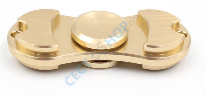 Dual Blade Titanium Alloy Hand Fidget Spinner Toy